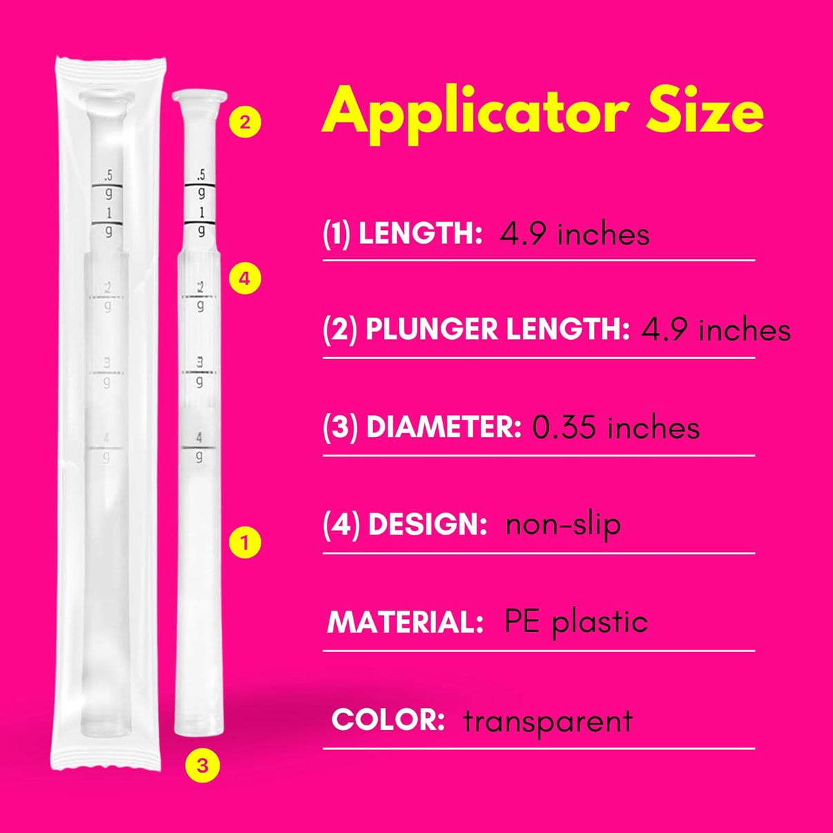 Muun Disposable Vaginal Cream Applicators